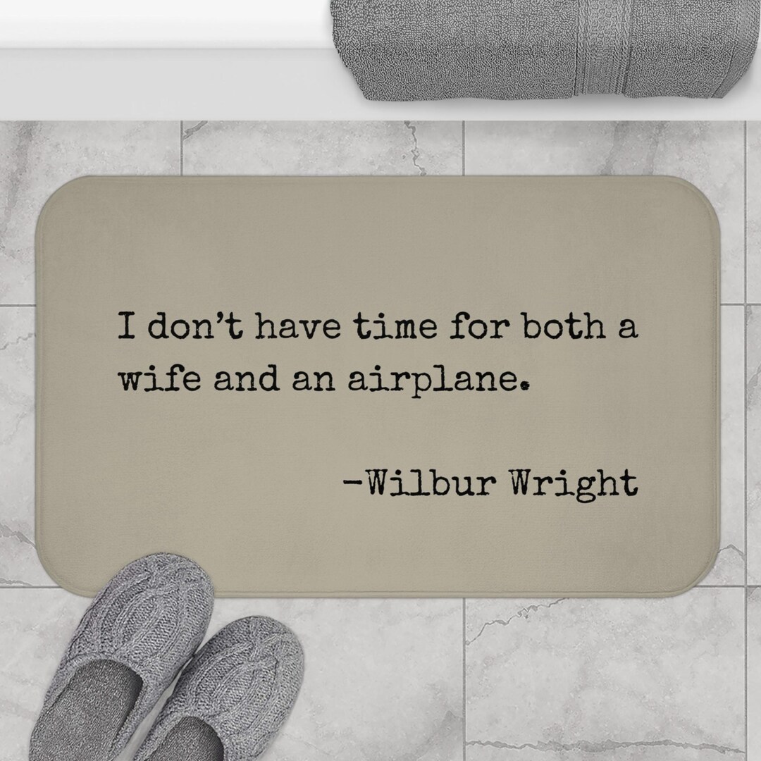 Pilot Bath Mat | Pilot Gift | Airplane Hangar Decor | Flight School ...