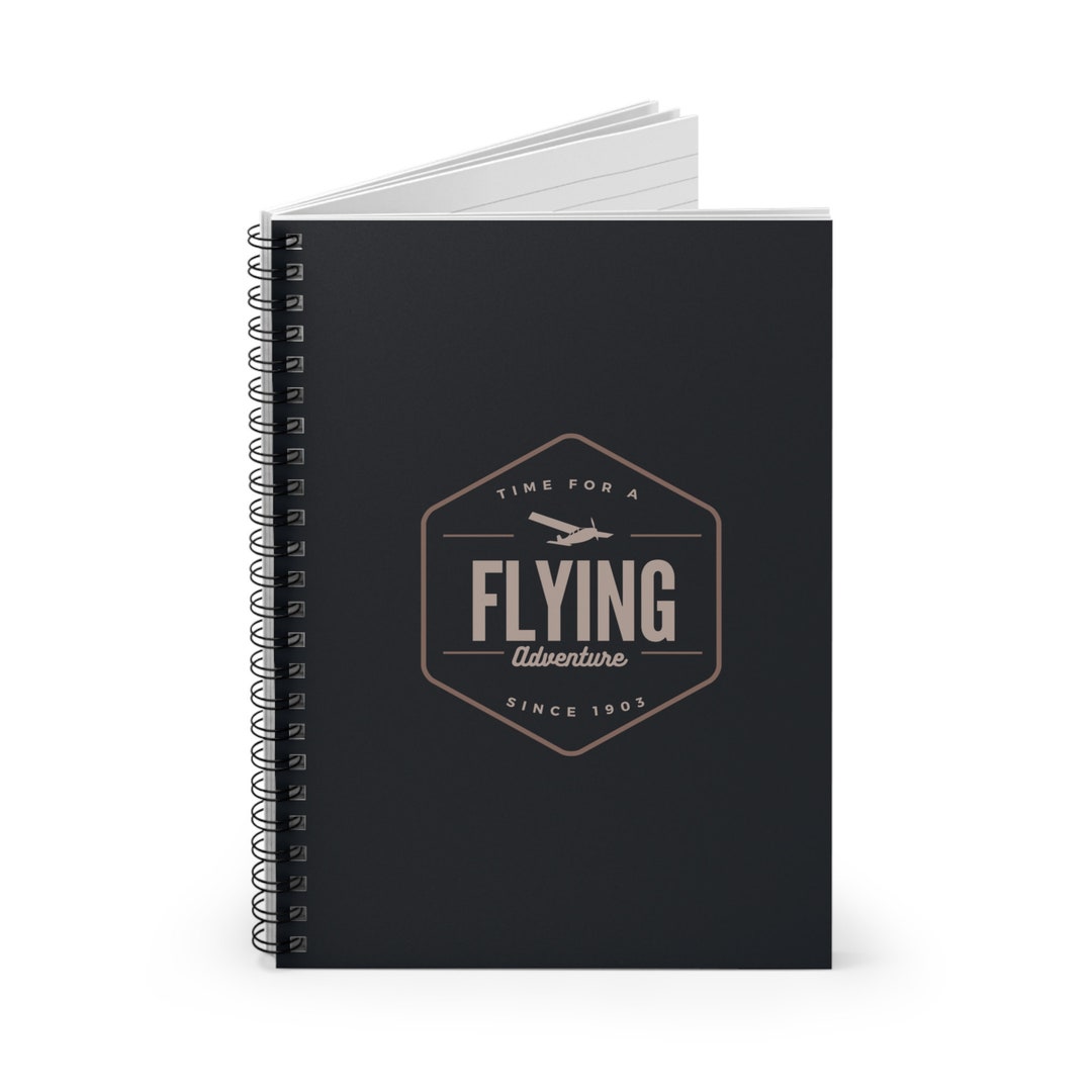 Time for a Flying Adventure Notebook | Pilot Journal | Aviation ...