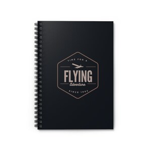 Time for a Flying Adventure Notebook | Pilot Journal | Aviation ...