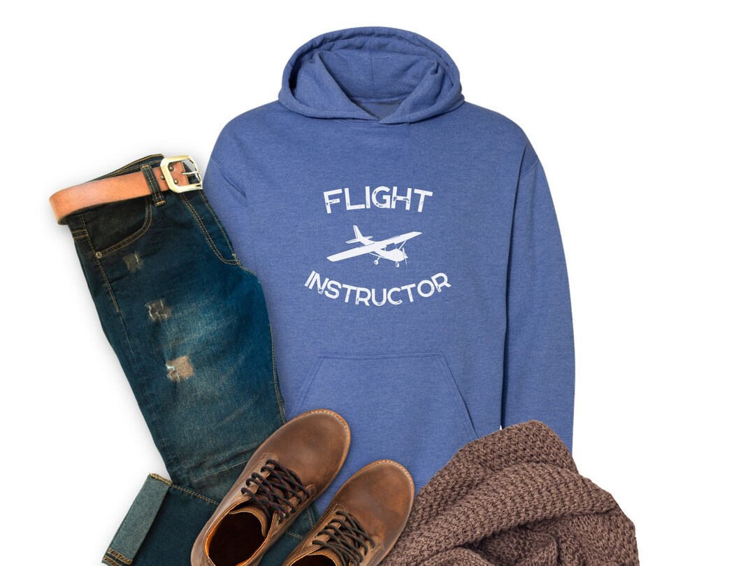 Flight Instructor Hoodie | Gift for Pilot | Aviation Sweatshirt ...