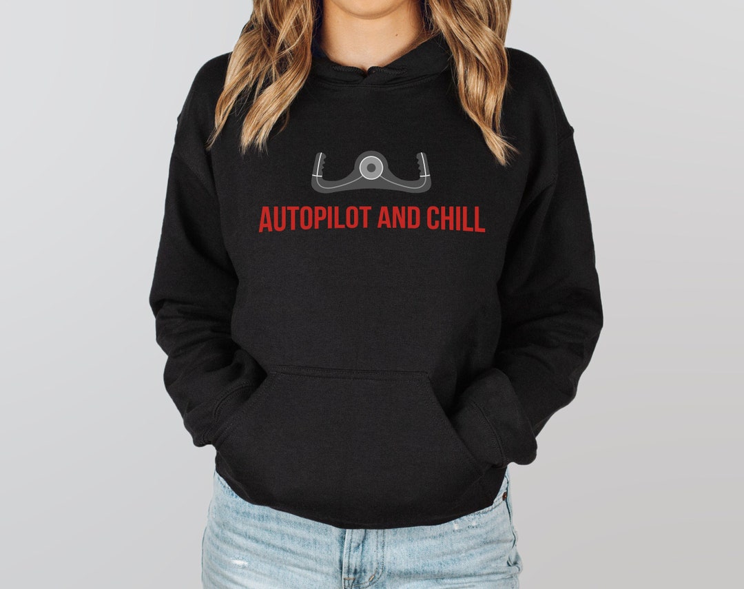 Autopilot and Chill Pilot Hoodie | Aviation Sweatshirt | Gift for Pilot ...