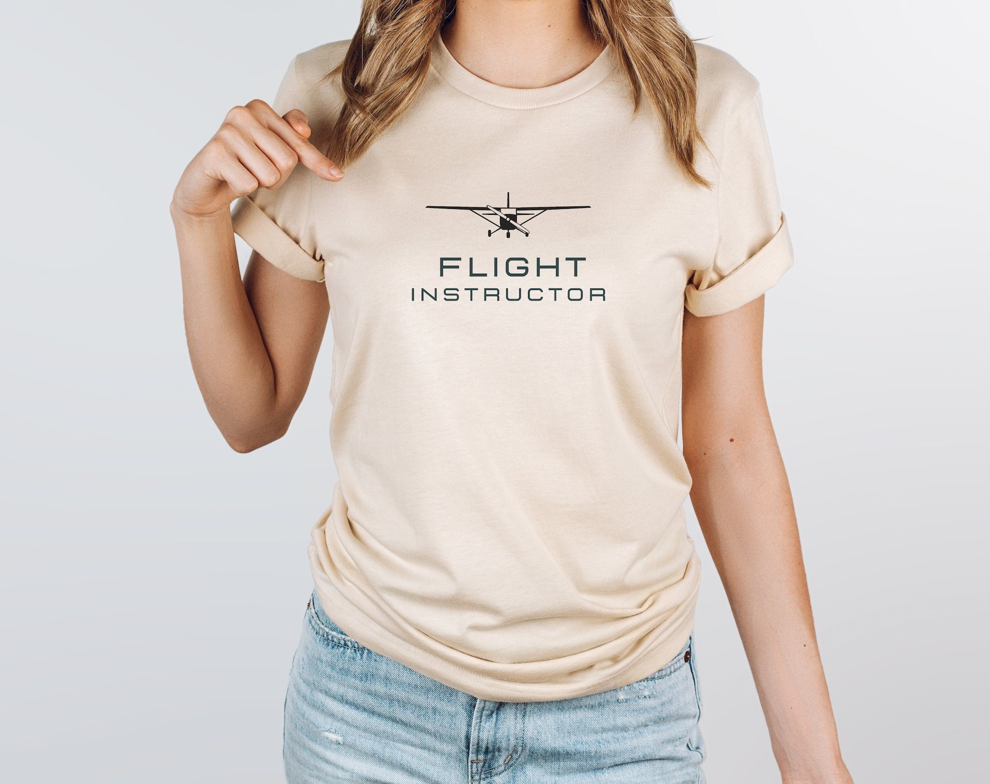 Flight Instructor T Shirt CFI Pilot Airplane Aviation Gift - Etsy