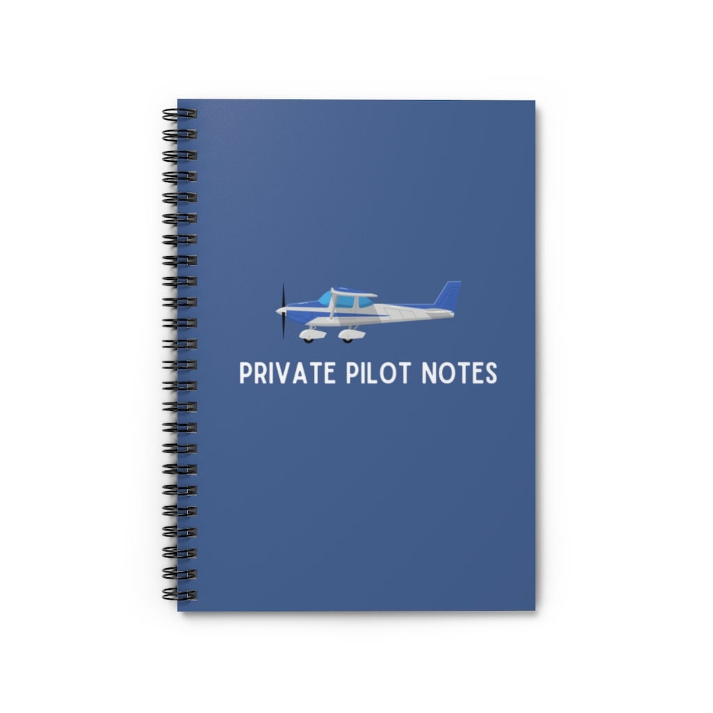 Private Pilot Spiral Notebook Flight Training Notes Gift - Etsy