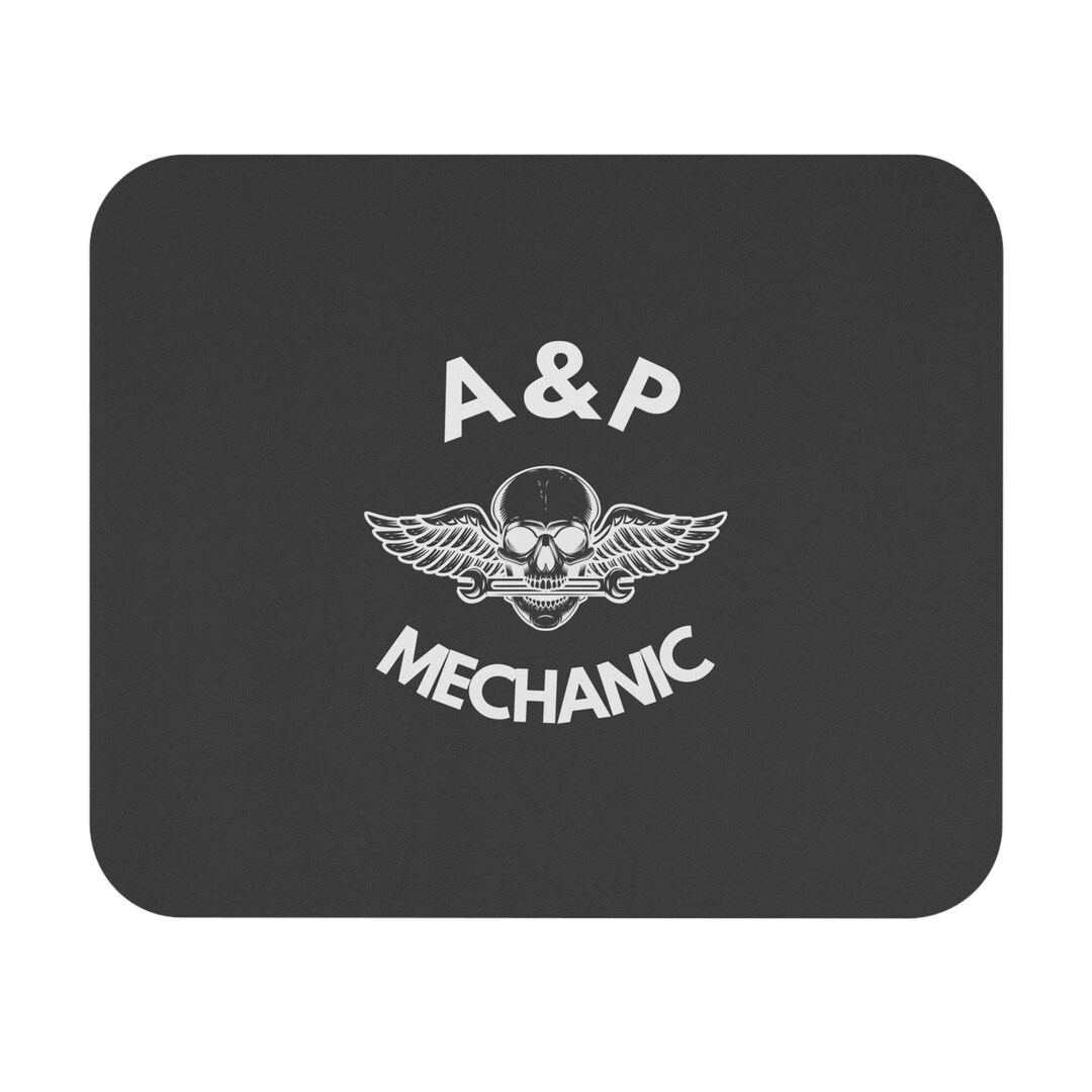 A&P Mechanic Mouse Pad | Airplane Themed Office | Aviation Mouse Pad ...