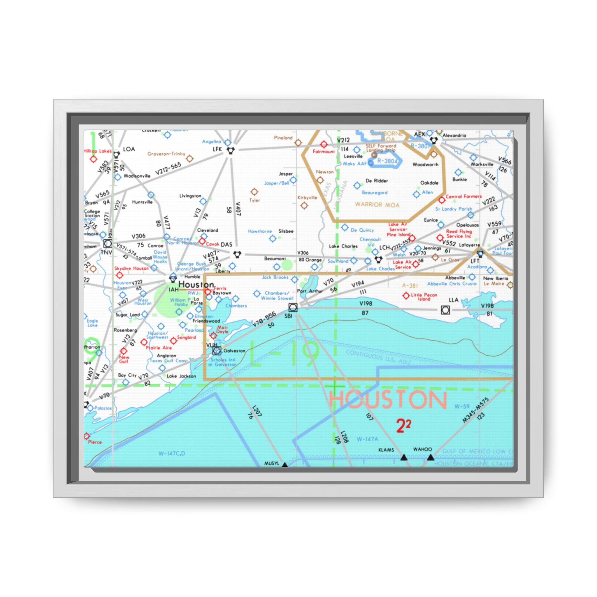Custom Airport Sectional Chart | Aviation IFR and VFR Pilot Charts ...