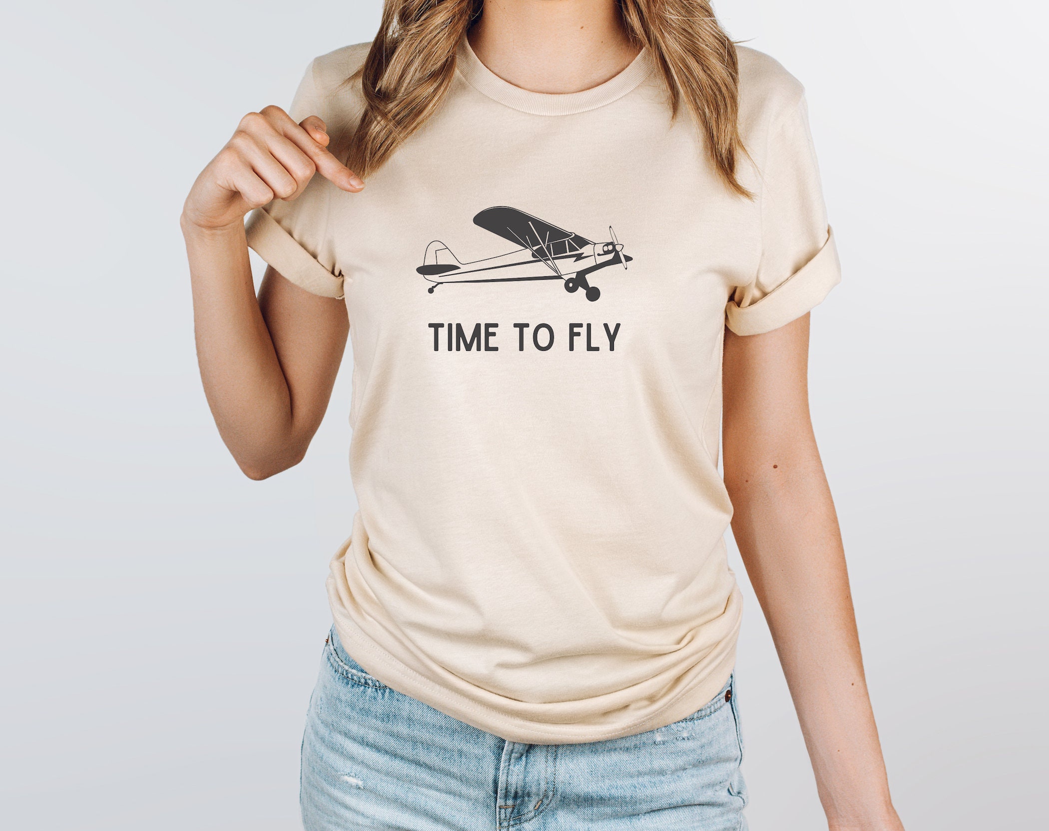Time to Fly T Shirt | Aviation Shirt | Pilot Gift | Flying Shirt ...