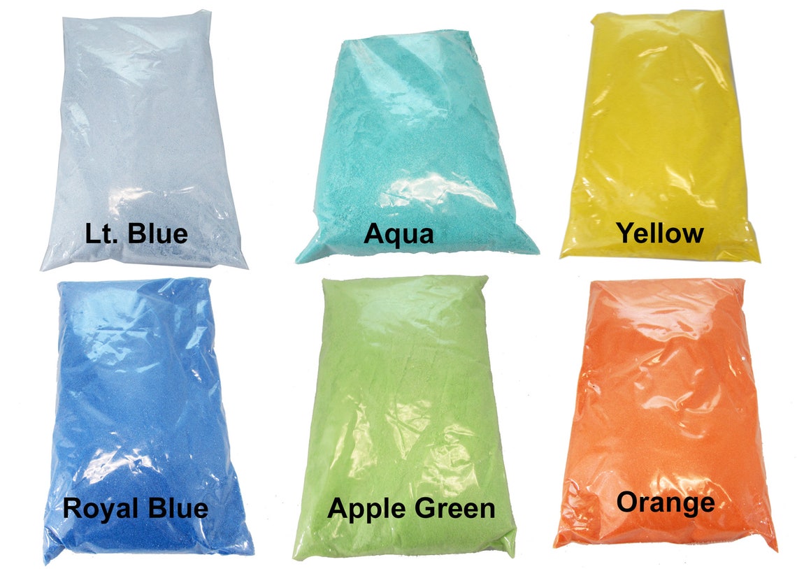 2 LB Bag Sand 1 Multi-color for Crafts and Decorations - Etsy