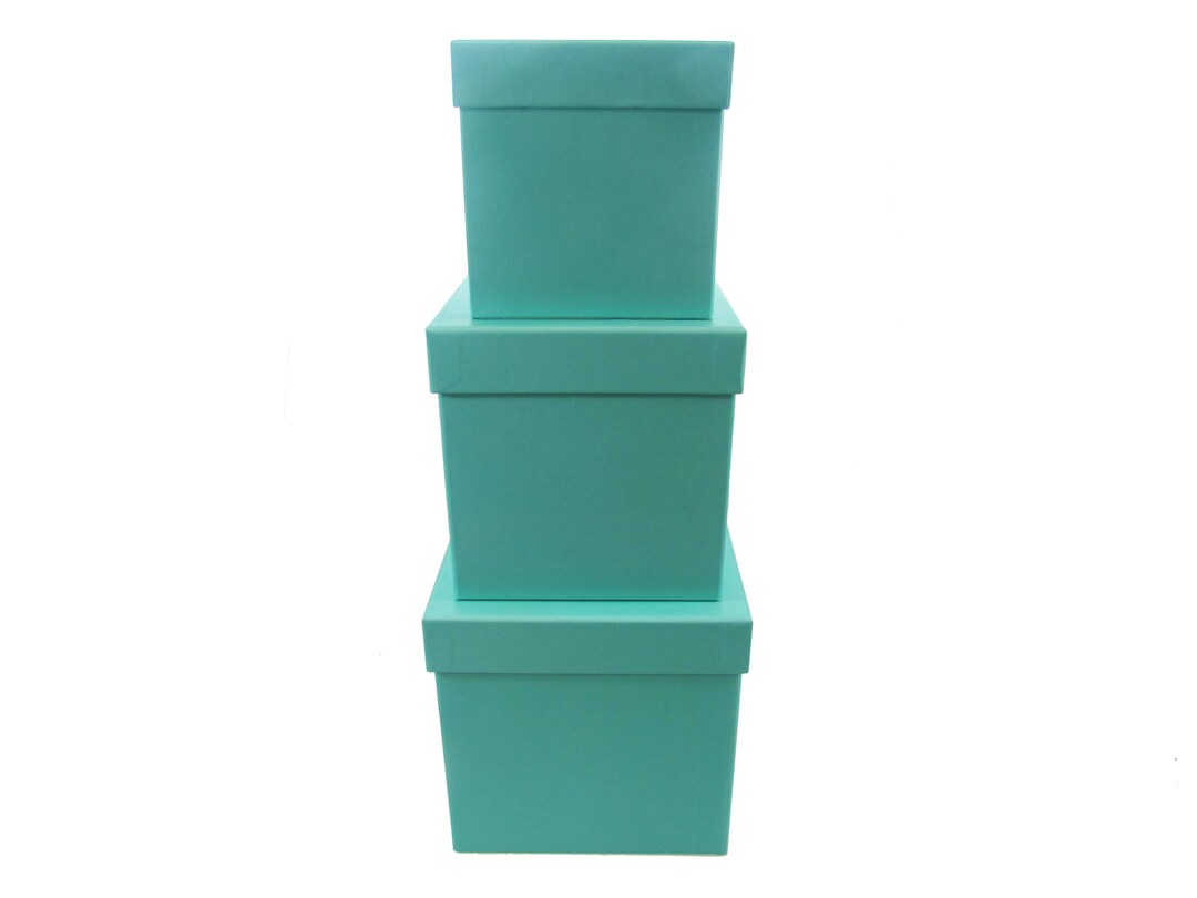 Square Nesting Gift Boxes 3 Tier Multi-use for Gift Giving, Storage - Etsy