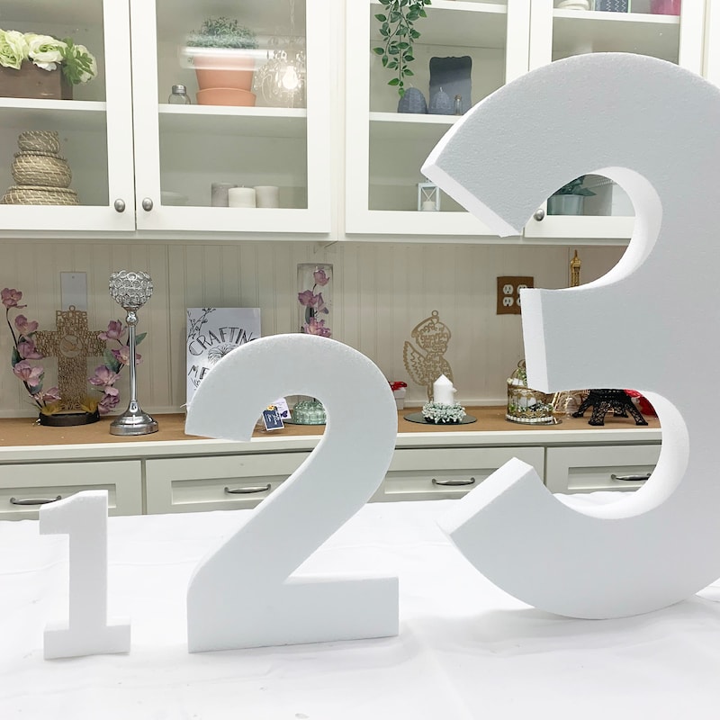 Foam Letters and Numbers - Etsy