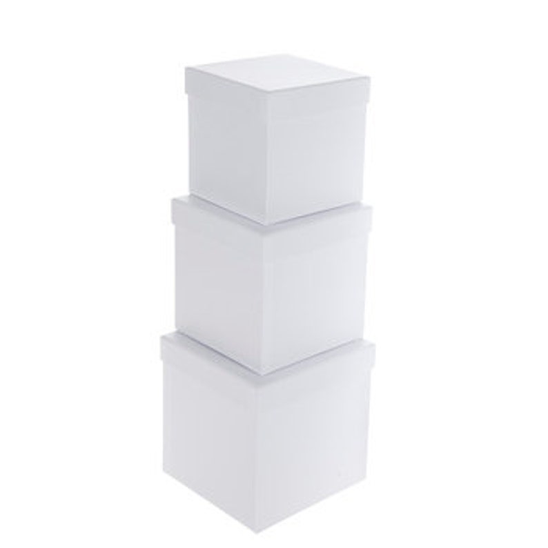 7 Paperboard Multi-use Nested Boxes 3 Tier Gift Boxes | Etsy
