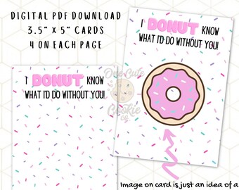 Donut I'd Do Without | Etsy