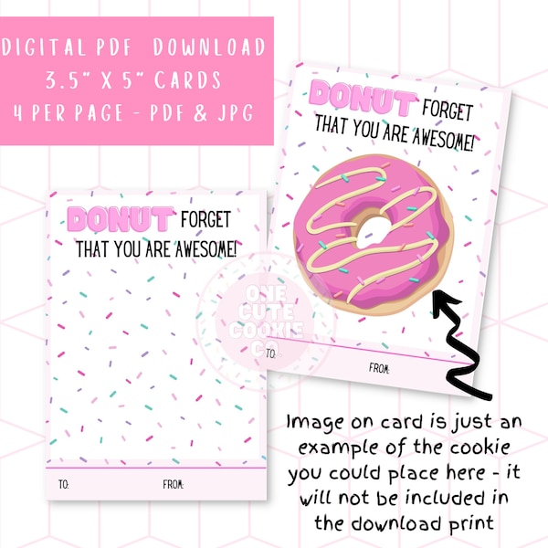 Donut Forget Us - Etsy