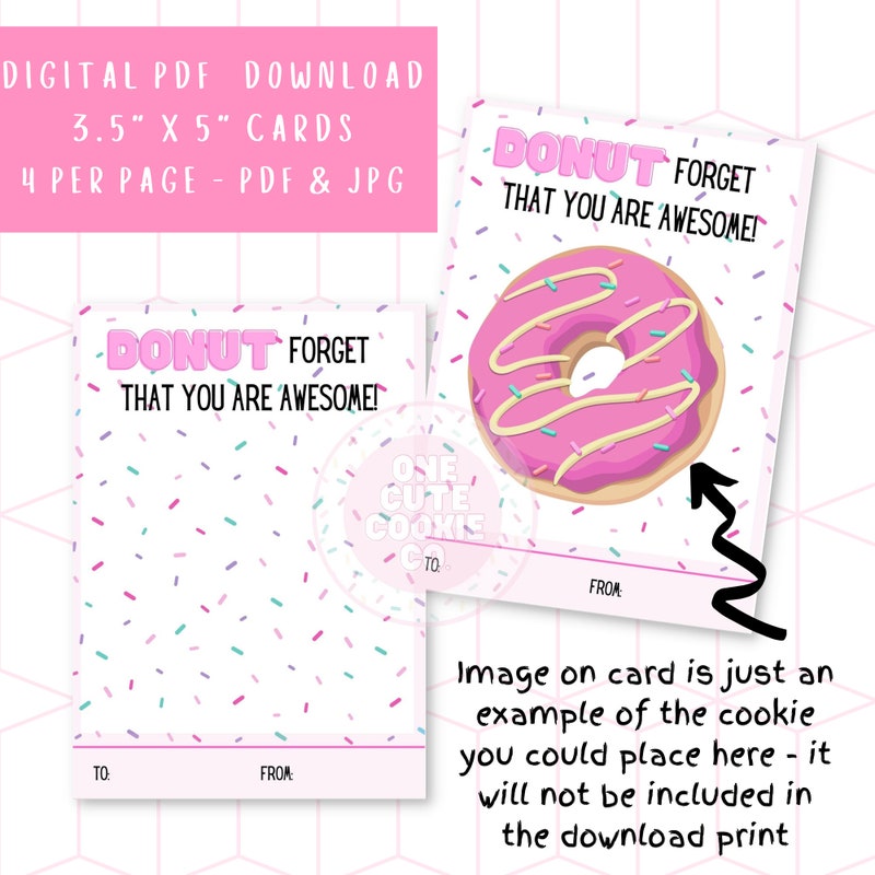 Donut Forget Us - Etsy