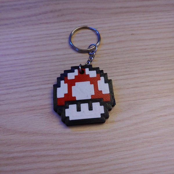 Mario Keychain Plush - Etsy