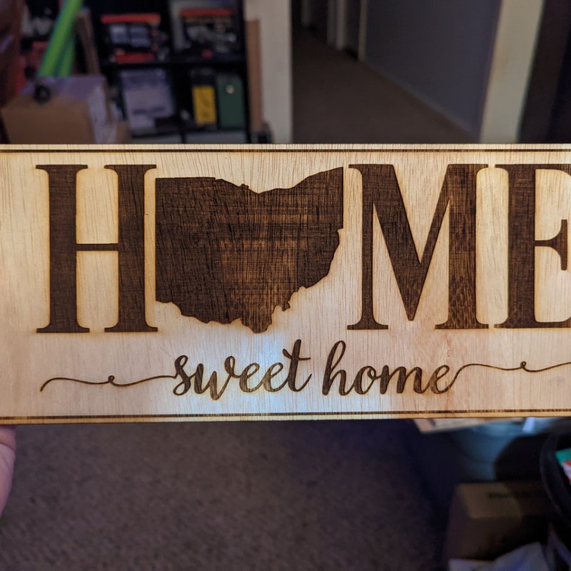 Ohio Wood Sign - Etsy