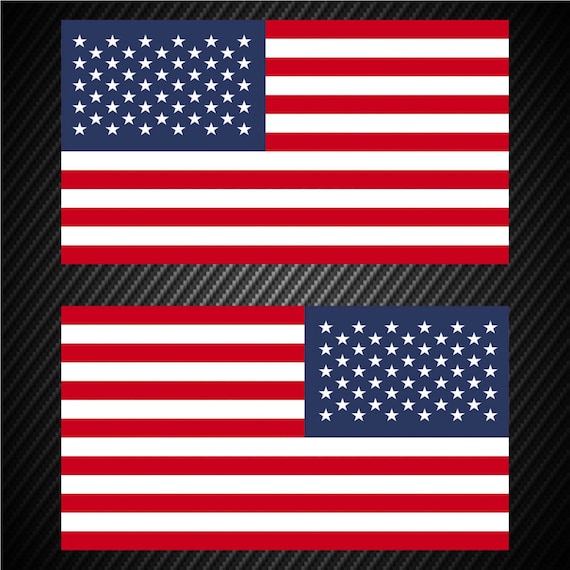 American Flag Reverse Colors