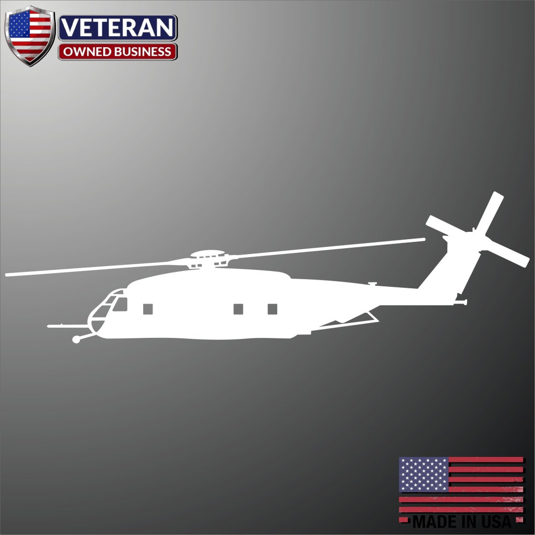 MH-53E Sea Dragon Helicopter Vinyl Decal - Etsy