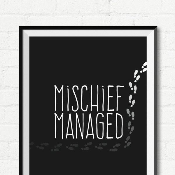 Mischief Managed - Etsy