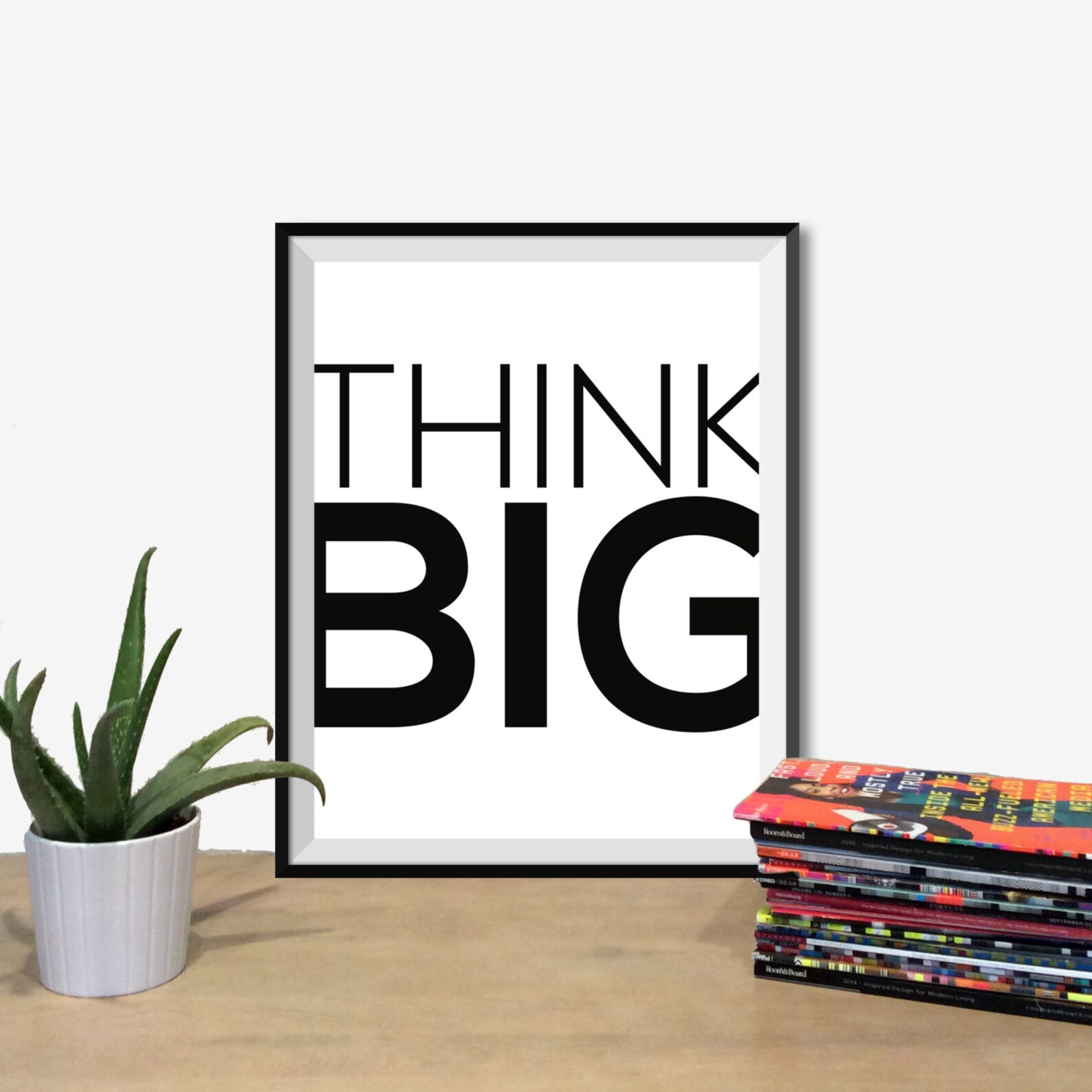 Instant Download Think Big | Etsy