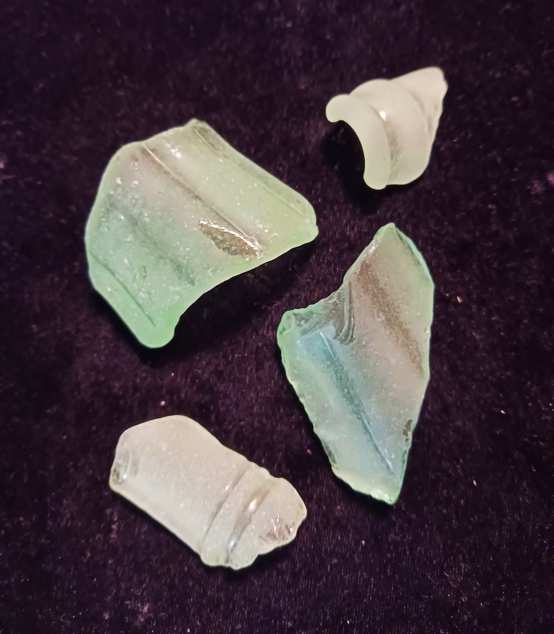 COCA COLA SEAGLASS 4 Piece Collection Naturally Softened Sea Glass ...