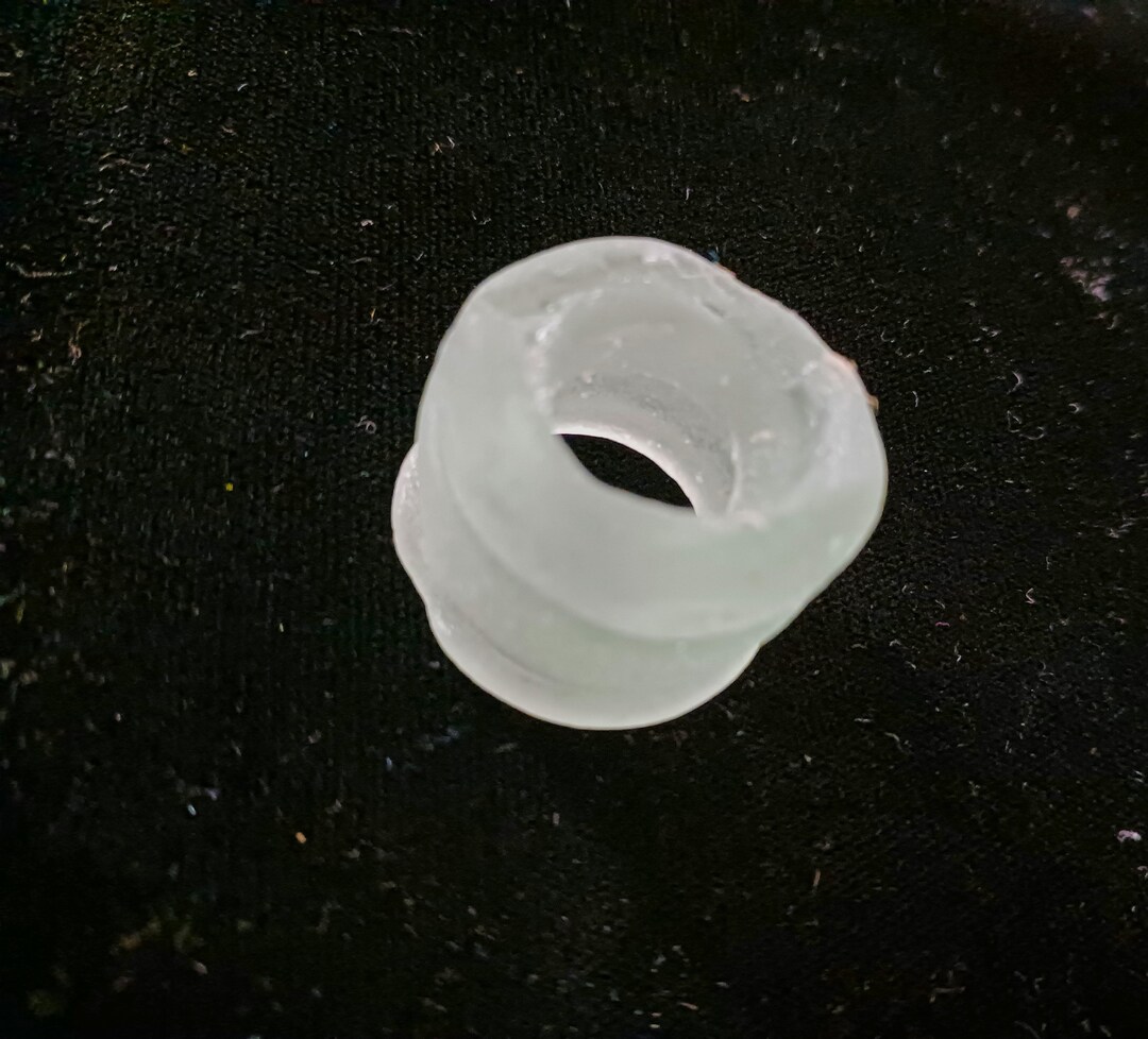 SEA GLASS SPOUT Sea Glass Vintage Aqua Bottle Spout 20th Cty Indianola ...