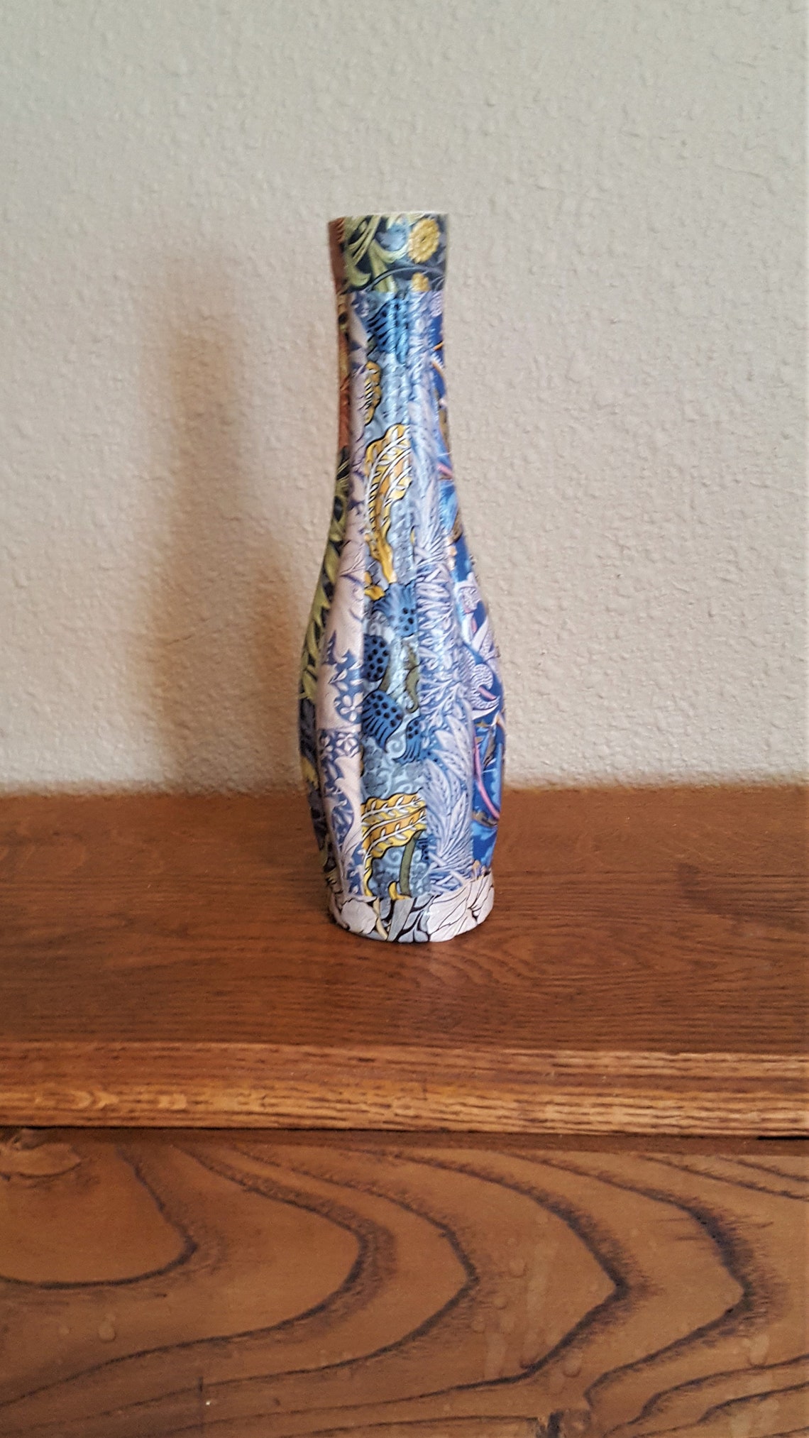 WILLIAM MORRIS VASE New Ceramic Ware Item Hand Collaged 10 - Etsy