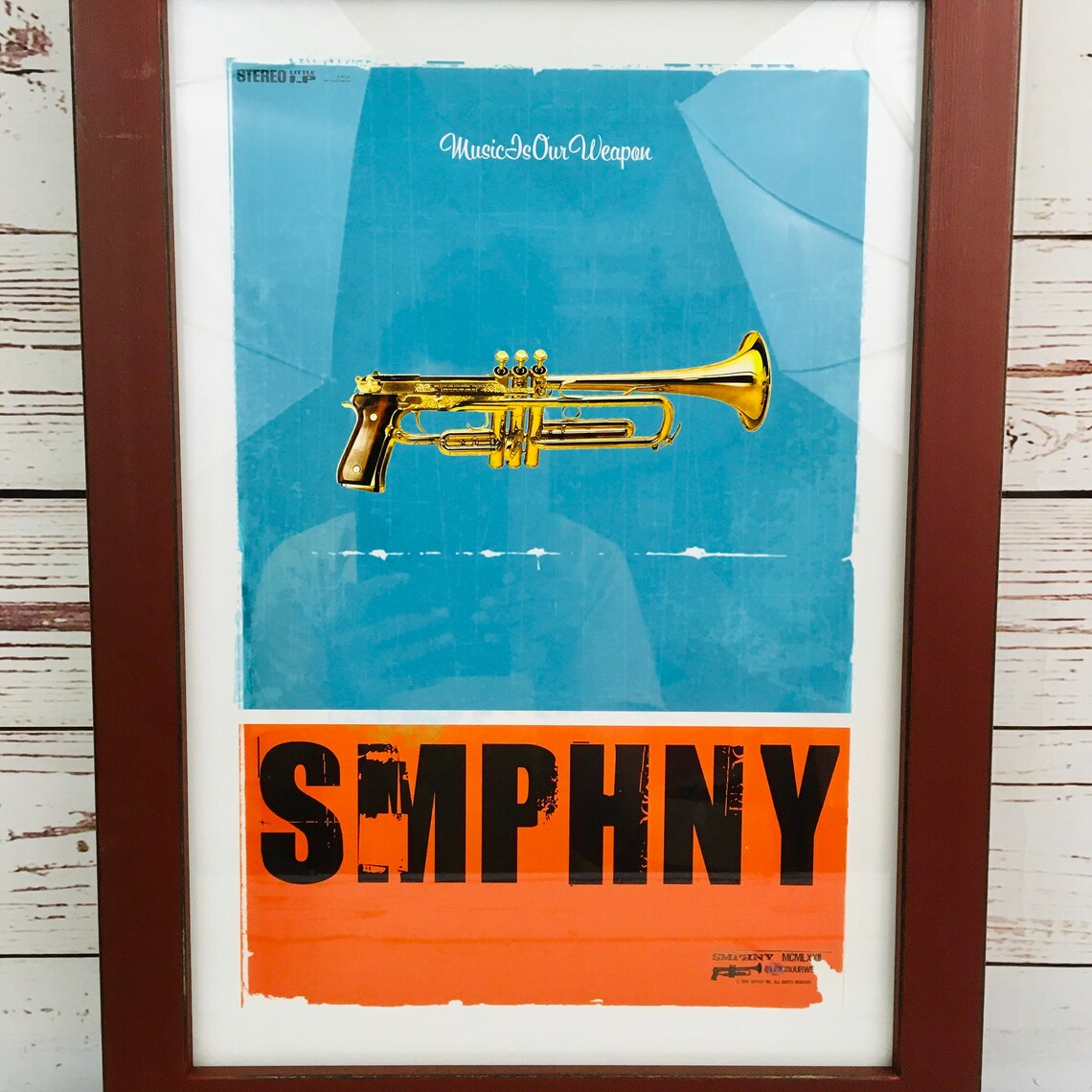 3 Piece Picture Frames Set Music Themed Art Work Music - Etsy