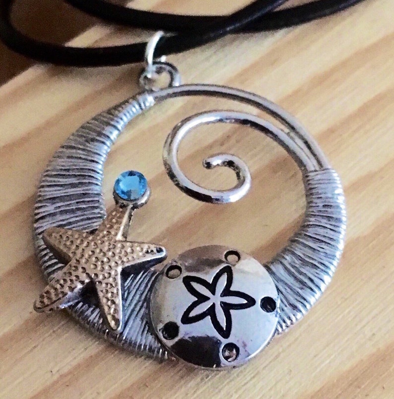 Beach Jewelry Beach Necklace Ocean Wave Necklace Starfish - Etsy