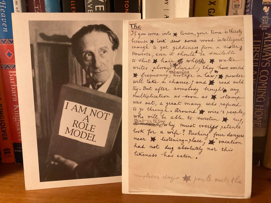 2 Vintage Marcel Duchamp Postcards, 80s Dada, Cubism, Conceptual Art ...