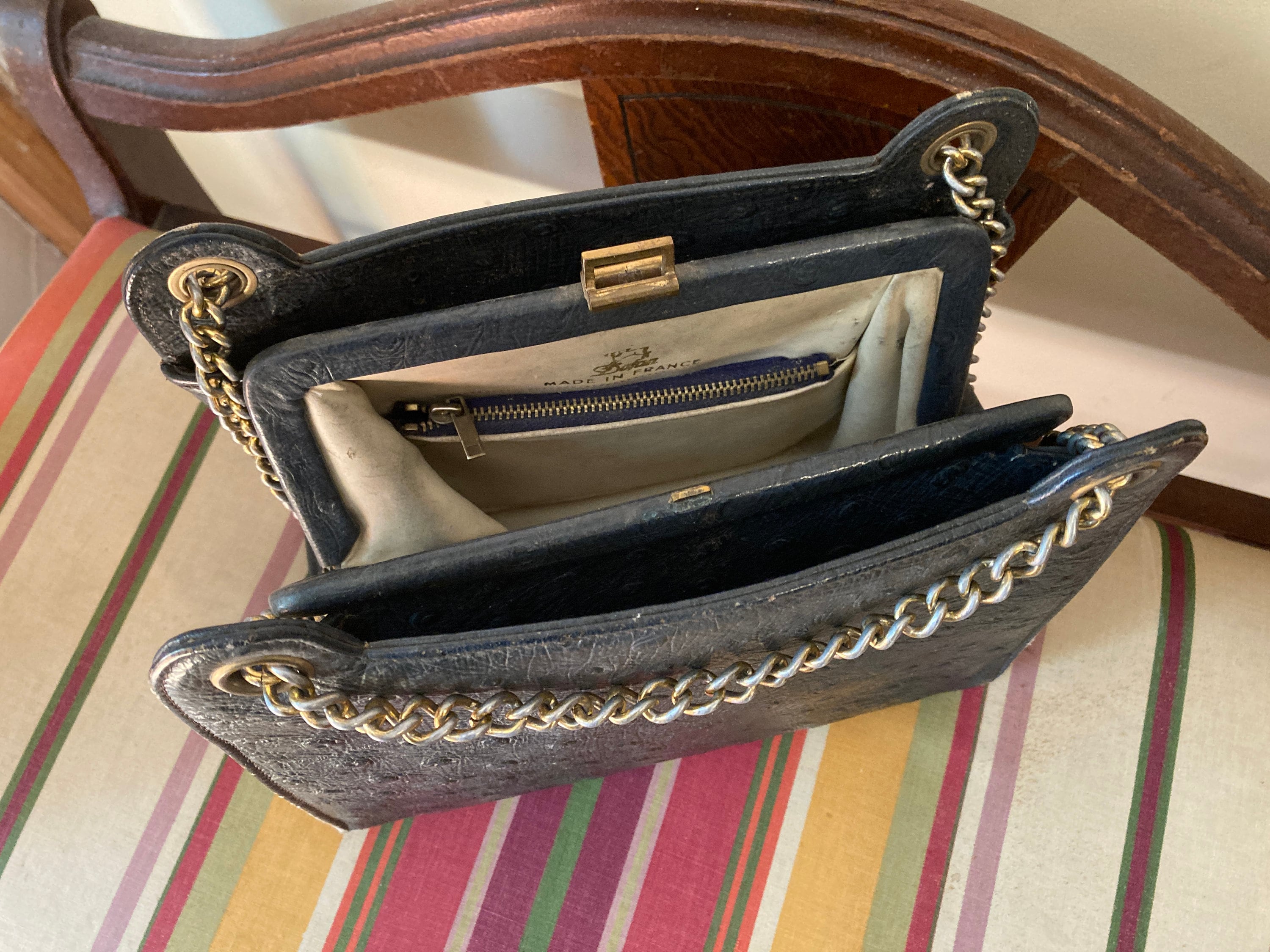 Vintage 1960s DOFAN Purse Leather Made in France 1960s | Etsy