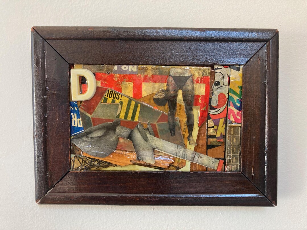 Fine Art Collage - Mixed Media Art, Found Object Art, Ephemera - Etsy
