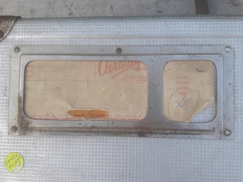 Vintage Airway Laundry Shipping Container, 50s Flight Case, Shipping ...