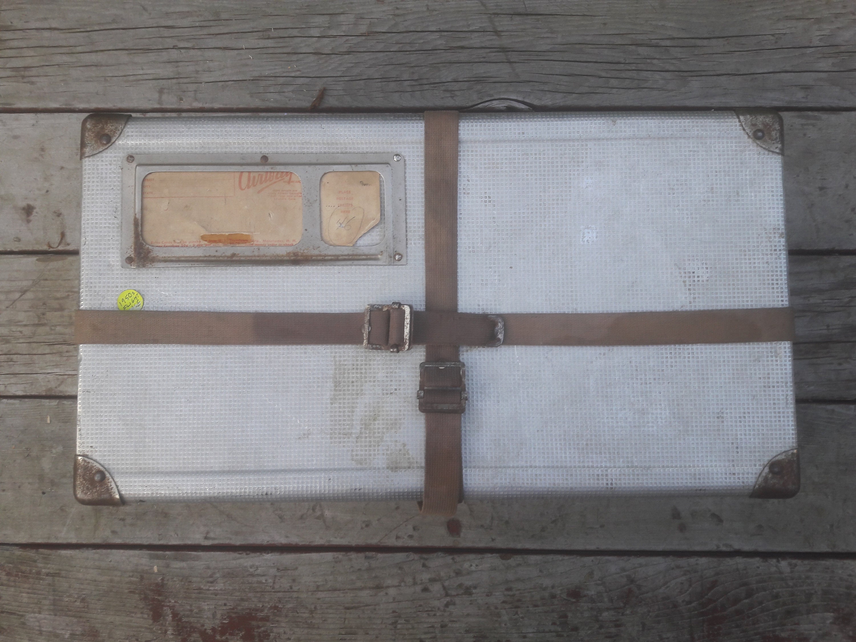 Vintage Airway Laundry Shipping Container, 50s Flight Case, Shipping ...