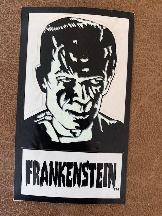 Vintage Frankenstein Sticker 1990s Movies 1930s Movies - Etsy