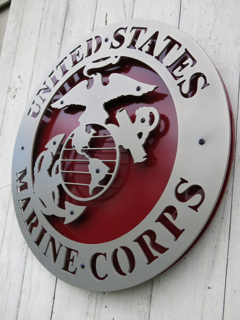 United States Marine Corps USMC Metal Sign 15 x | Etsy