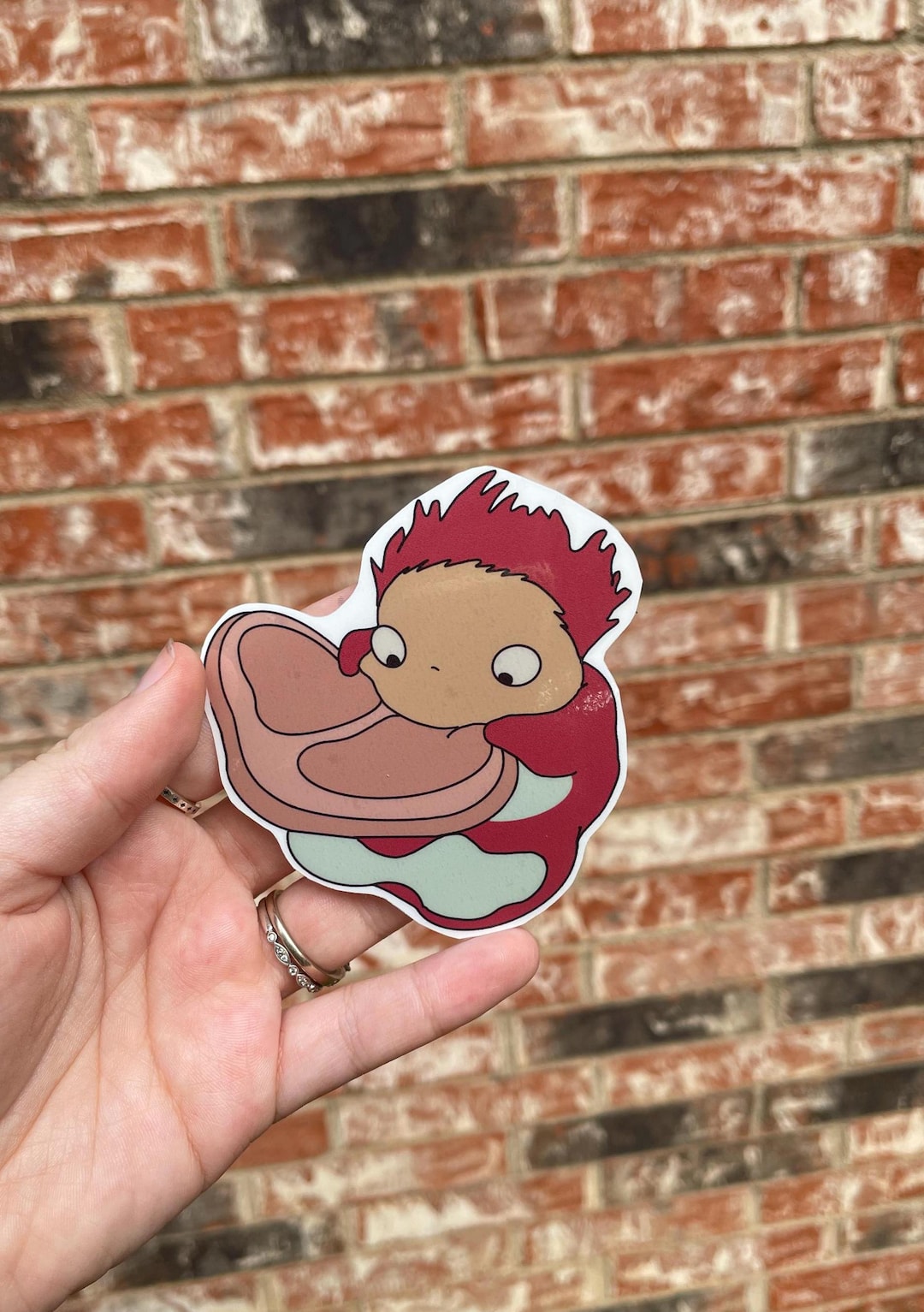 Ponyo Clear Sticker - Etsy