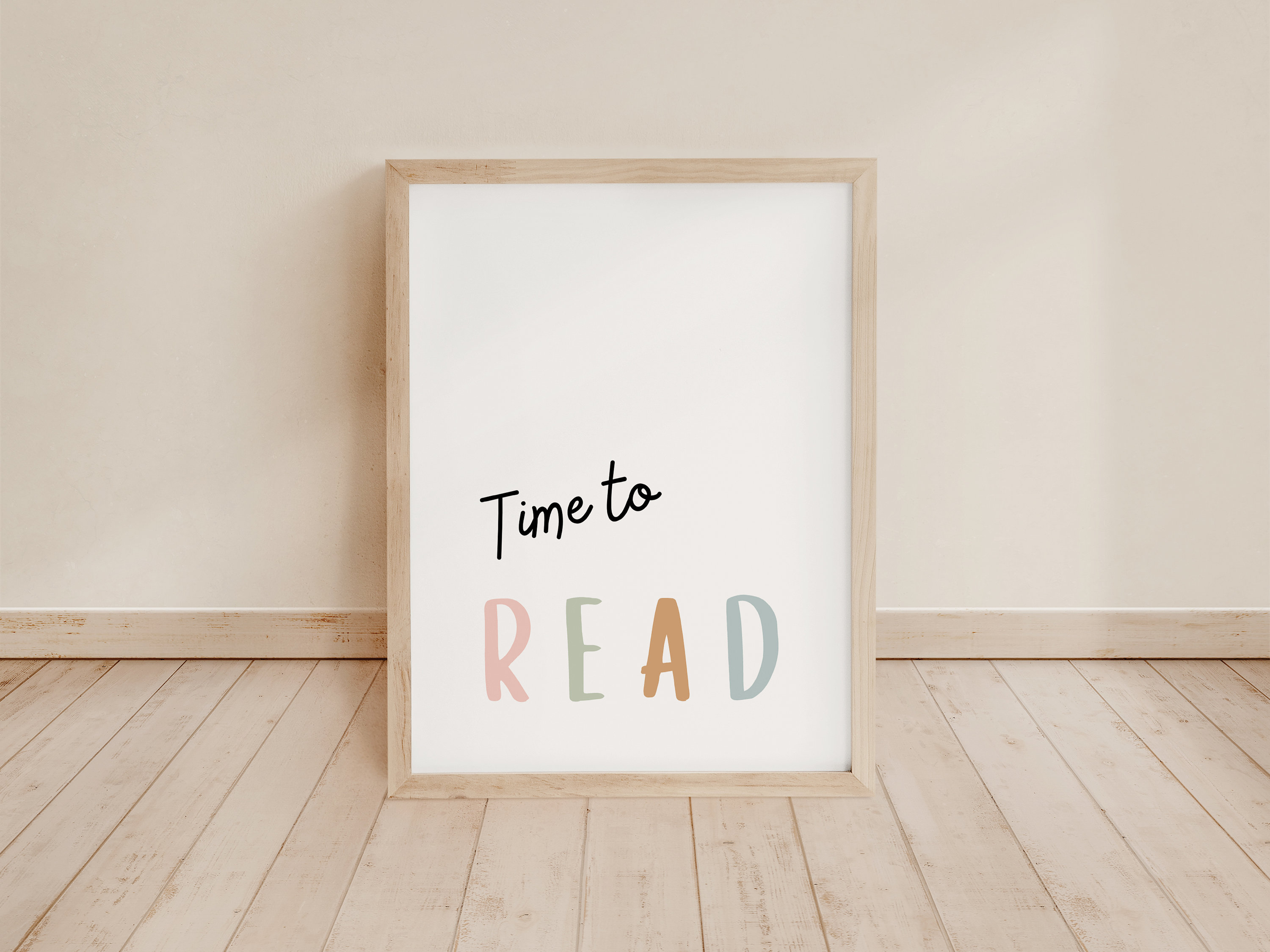 Time to Read Printable , Print for Kids, Children Room Decor, Print ...