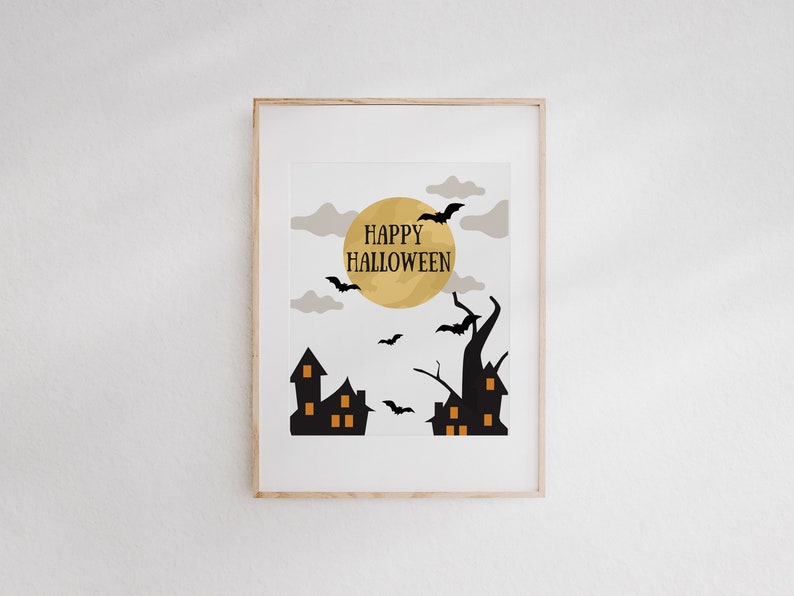 Halloween, Haunted House Bats, Trick or Treat, Fall Decor, Halloween ...