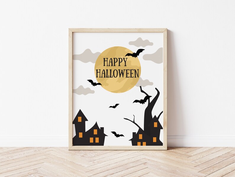 Halloween, Haunted House Bats, Trick or Treat, Fall Decor, Halloween ...