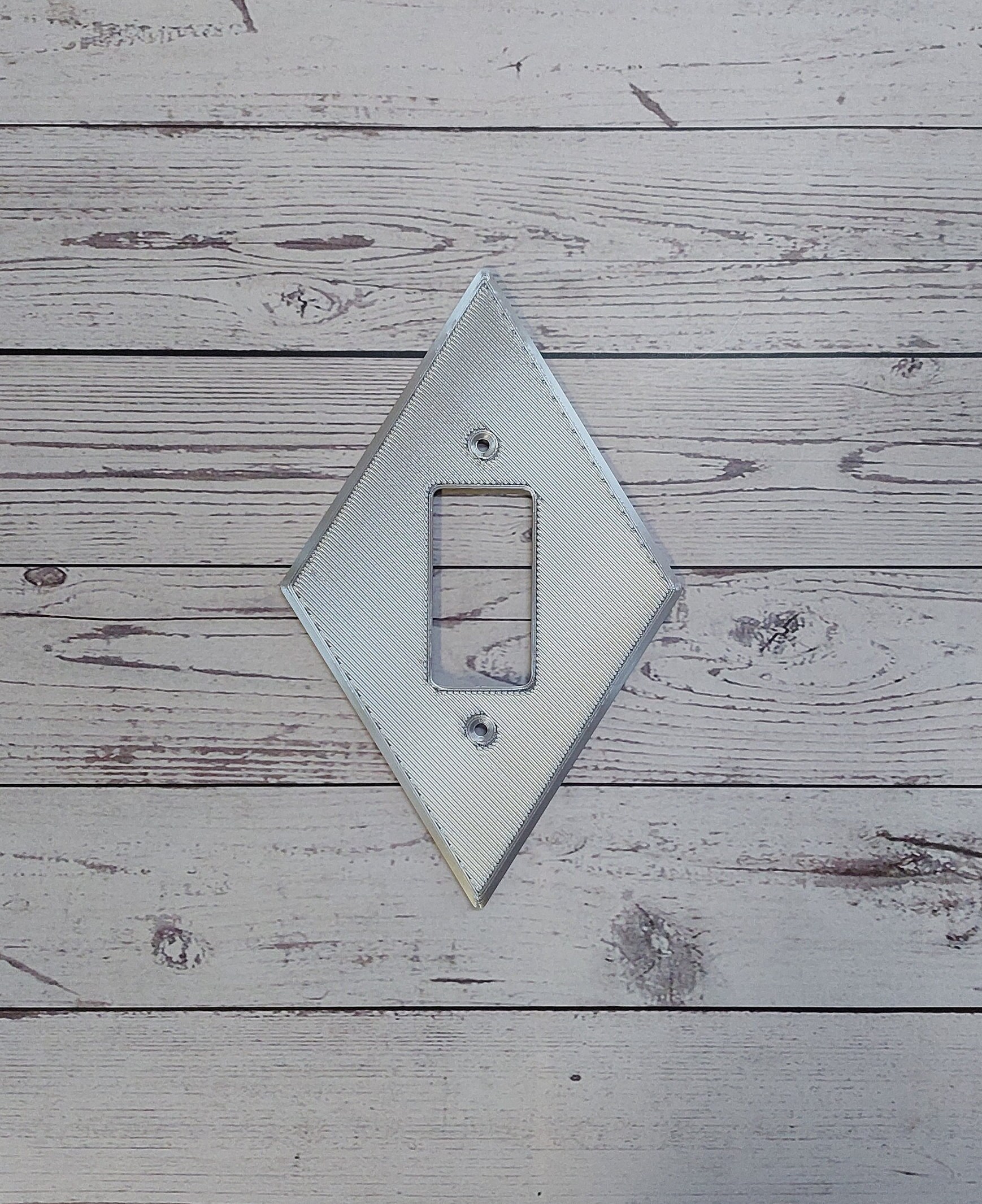 Retro Diamond Light Switch Cover / Midcentury Modern / Atomic Age ...