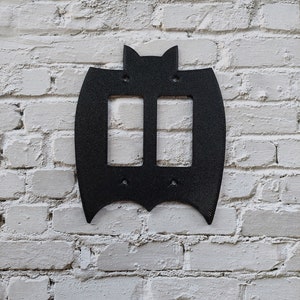 Bat Light Switch Cover Art Deco / Gothic Home Decor / Haunted Mansion ...