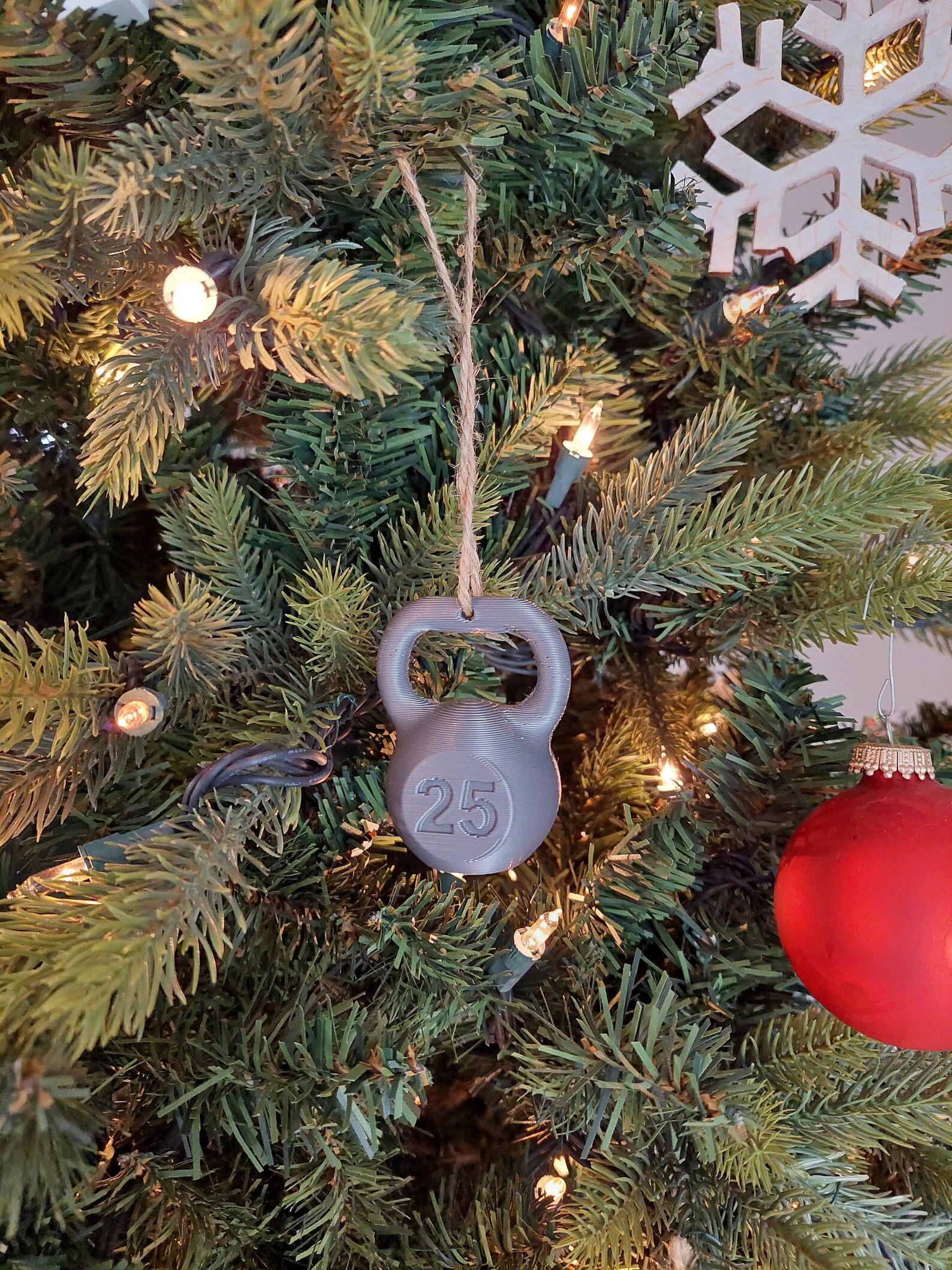 Kettlebell Ornament / Dumbbell Ornament / Weightlifting / Crossfit ...