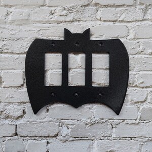 Bat Light Switch Cover Art Deco / Gothic Home Decor / Haunted Mansion ...
