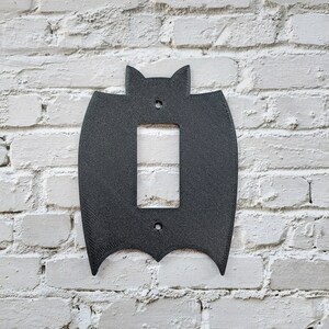 Bat Light Switch Cover Art Deco / Gothic Home Decor / Haunted Mansion ...