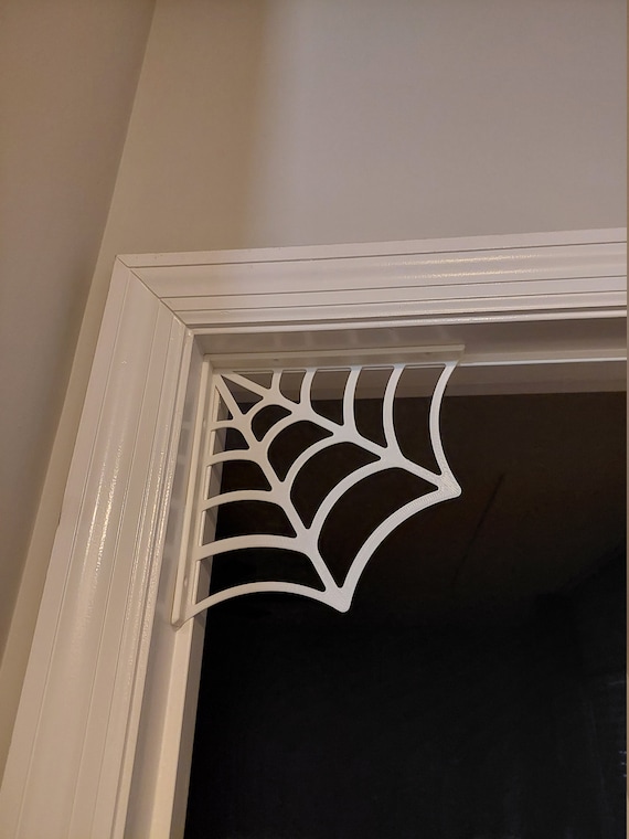 Spider Web Door Decoration // Gothic Home Decor // Halloween - Etsy