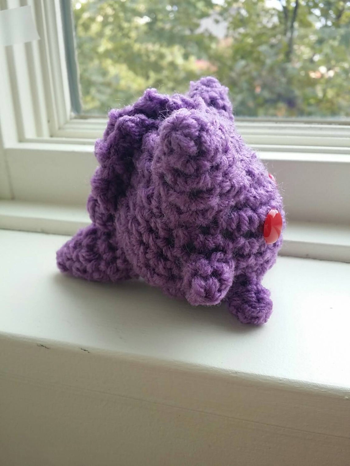 Chibi Gengar Keychain Crochet Amigurumi | Etsy