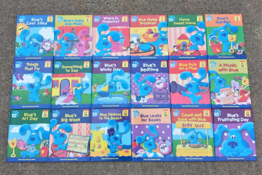 Blues Clues Discovery Series 18 Book Set Vintage Children Books - Etsy