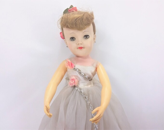 Vintage 1950s Effanbee Jr Miss Ballerina Doll Hazel Eyes 19'' Jointed ...