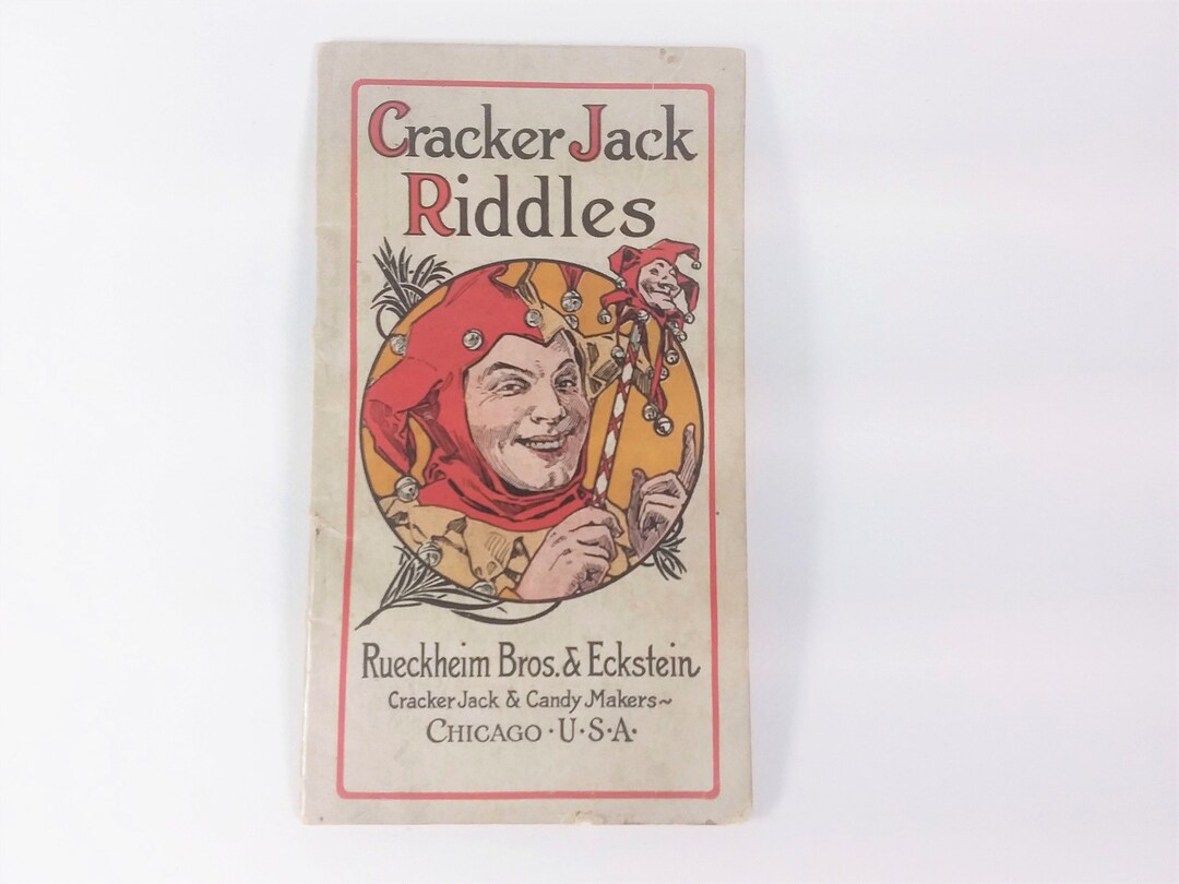 1910s Cracker Jack Riddles Booklet Rueckheim Bros. & Eckstein - Etsy