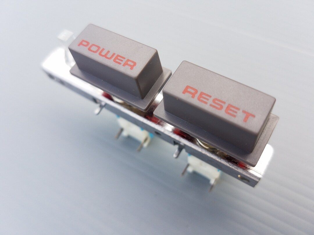 Nintendo NES Power and Reset Switch Assembly With Light Tunnel NEW NOS ...